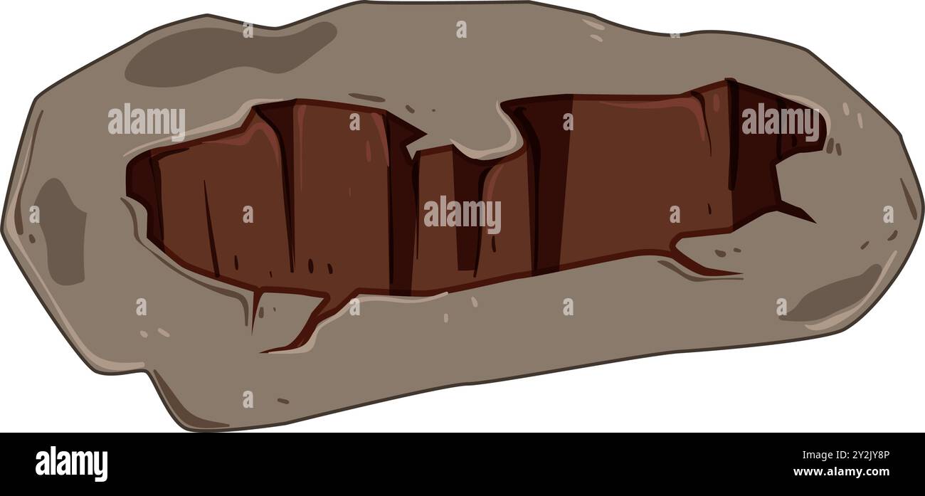 trench pit cartoon vector illustration Stock Vector Image & Art - Alamy