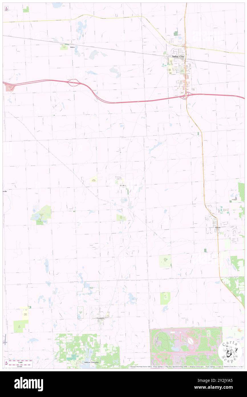 Dryden, Lapeer County, US, United States, Michigan, N 42 56' 46'', S 83 ...