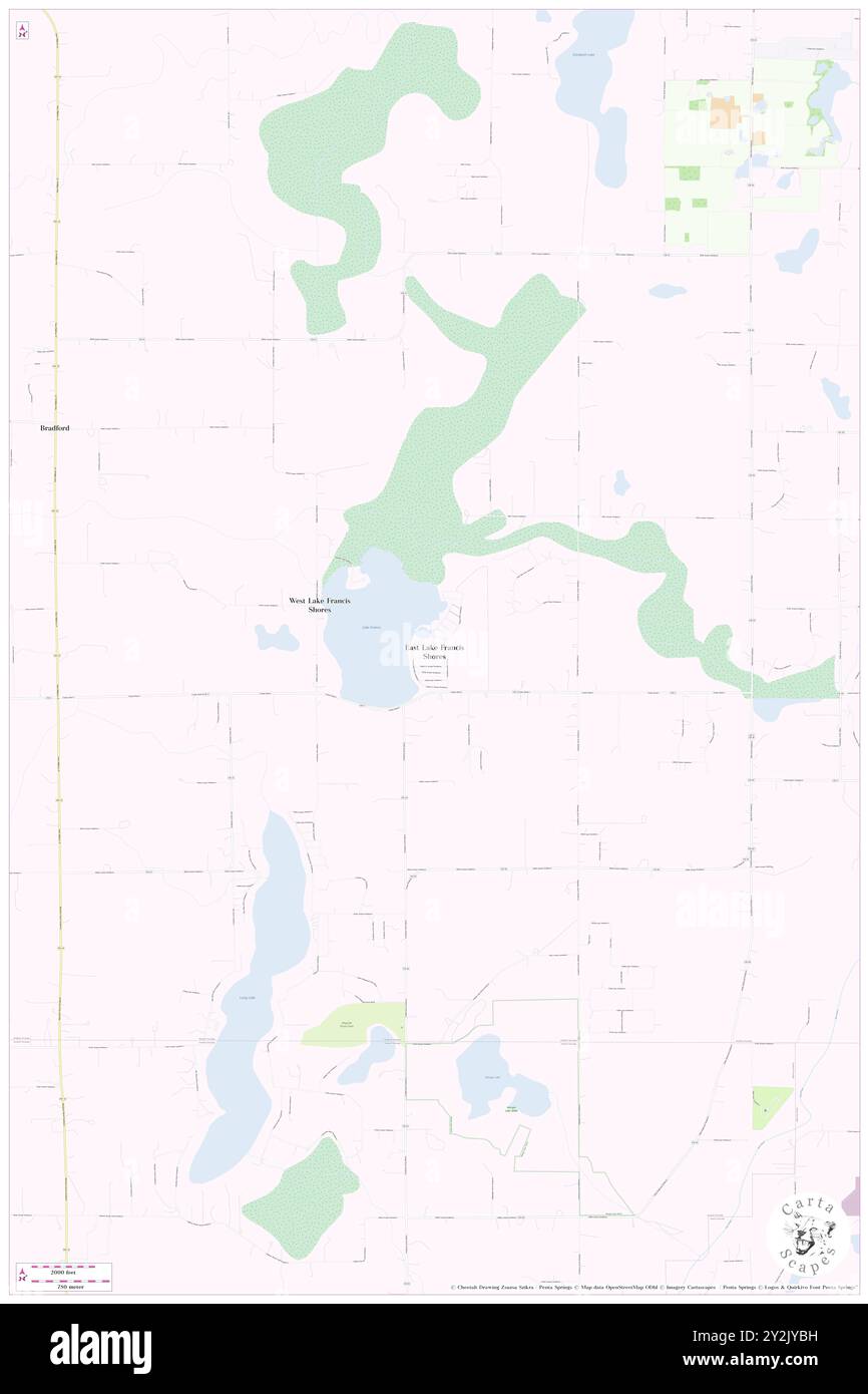 East Lake Francis Shores, Isanti County, US, United States, Minnesota ...