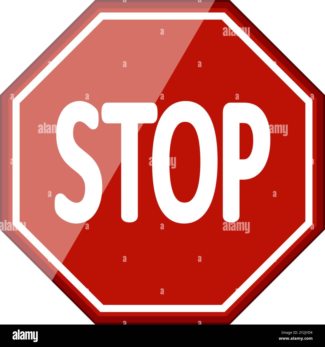 yield road sign cartoon vector illustration Stock Vector Image & Art ...