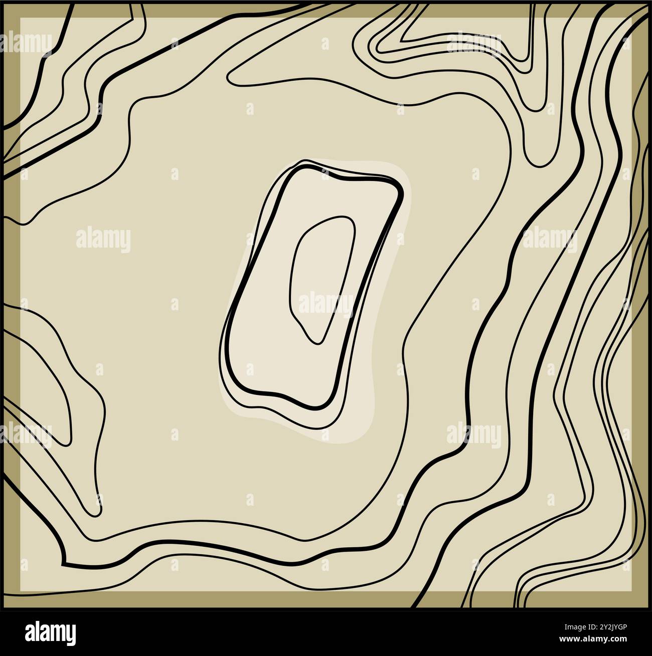 floor sea topogrphic cartoon vector illustration Stock Vector Image ...