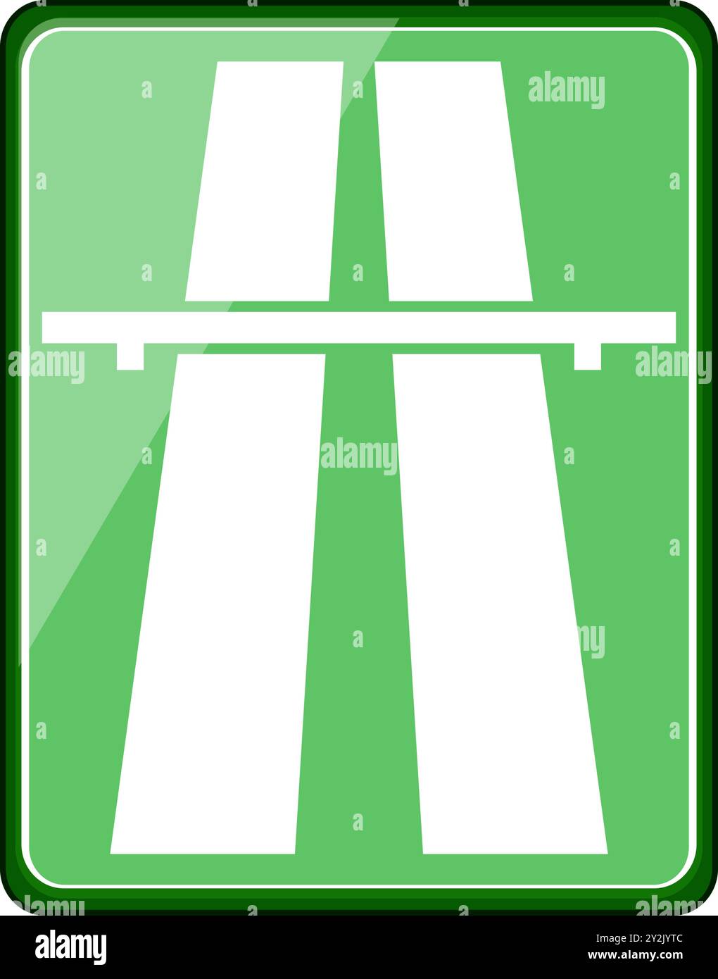 intersection road sign cartoon vector illustration Stock Vector Image & Art - Alamy