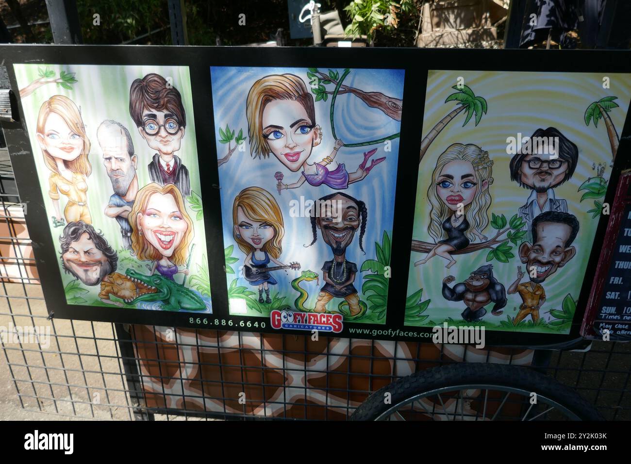 Los Angeles, California, USA 9th September 2024 Caricatures at LA Zoo ...