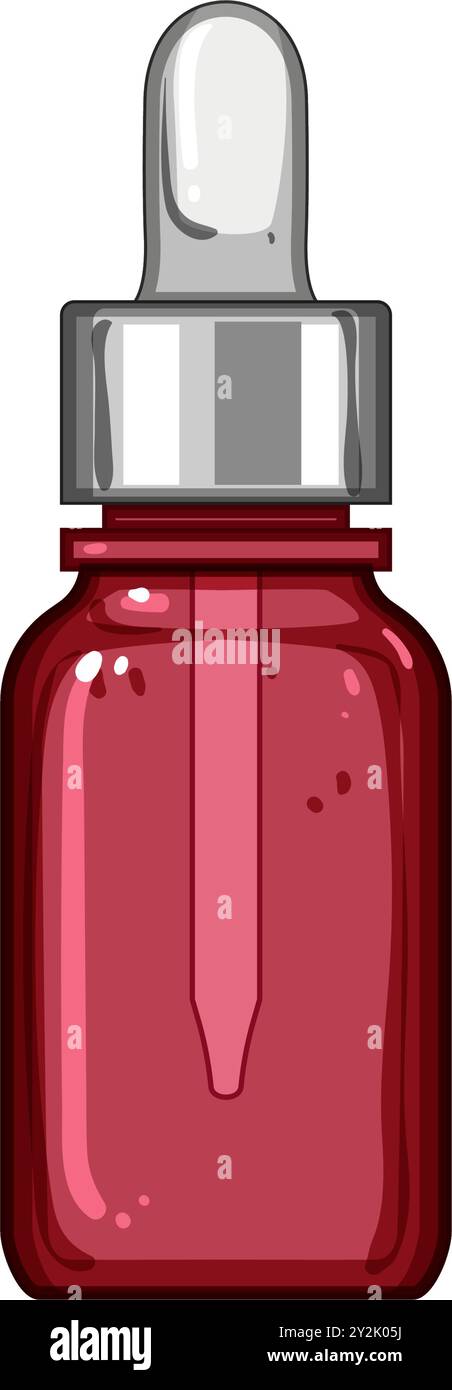 collagen serum skincare cartoon vector illustration Stock Vector Image ...