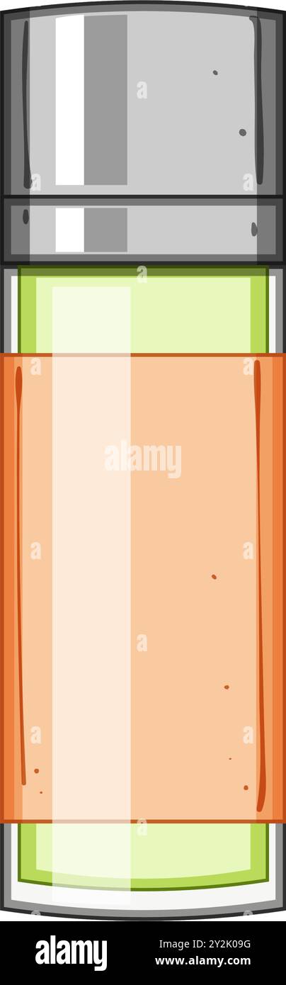 exfoliation serum skincare cartoon vector illustration Stock Vector ...