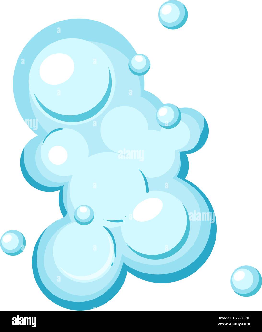 suds shampoo foam cartoon vector illustration Stock Vector Image & Art ...
