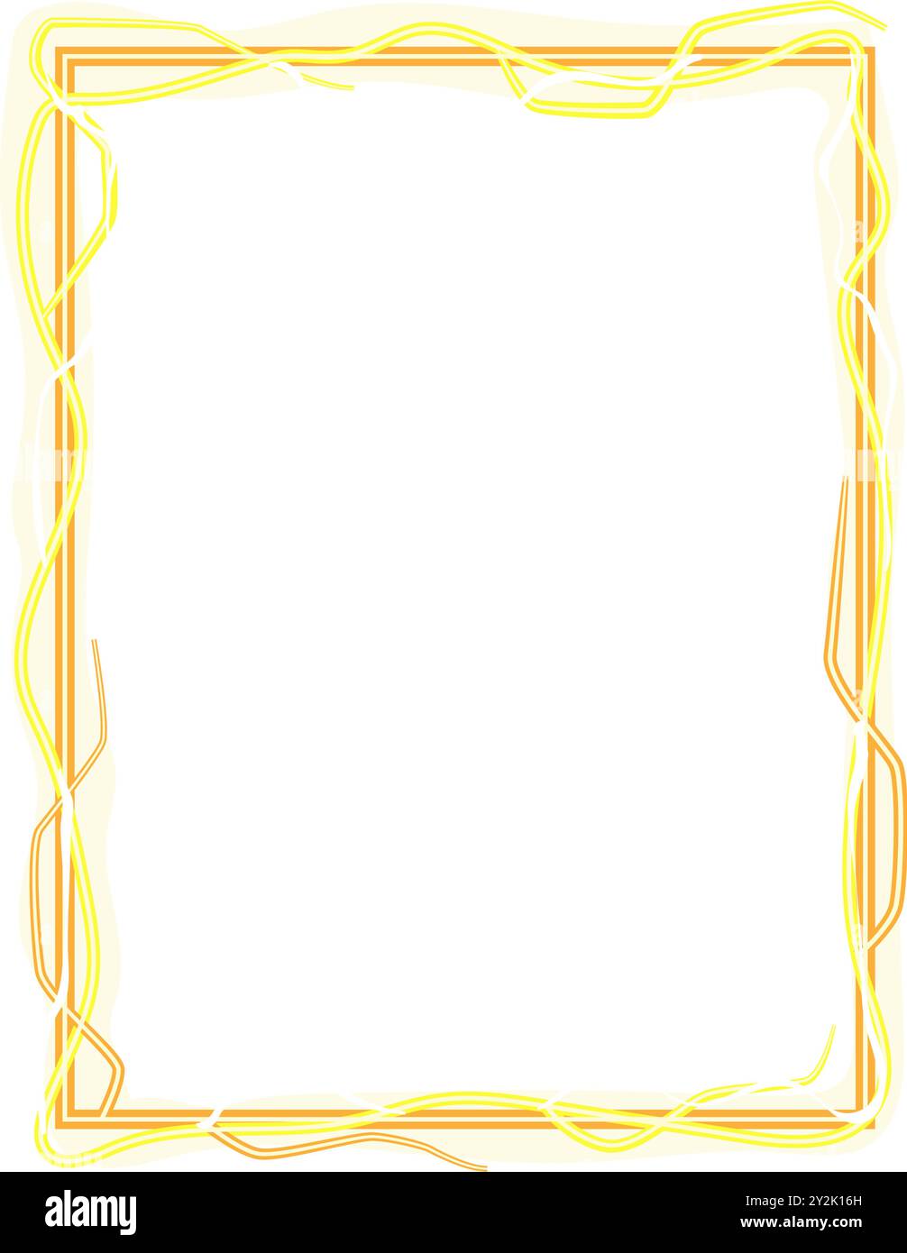 storm thunder frame cartoon vector illustration Stock Vector Image ...