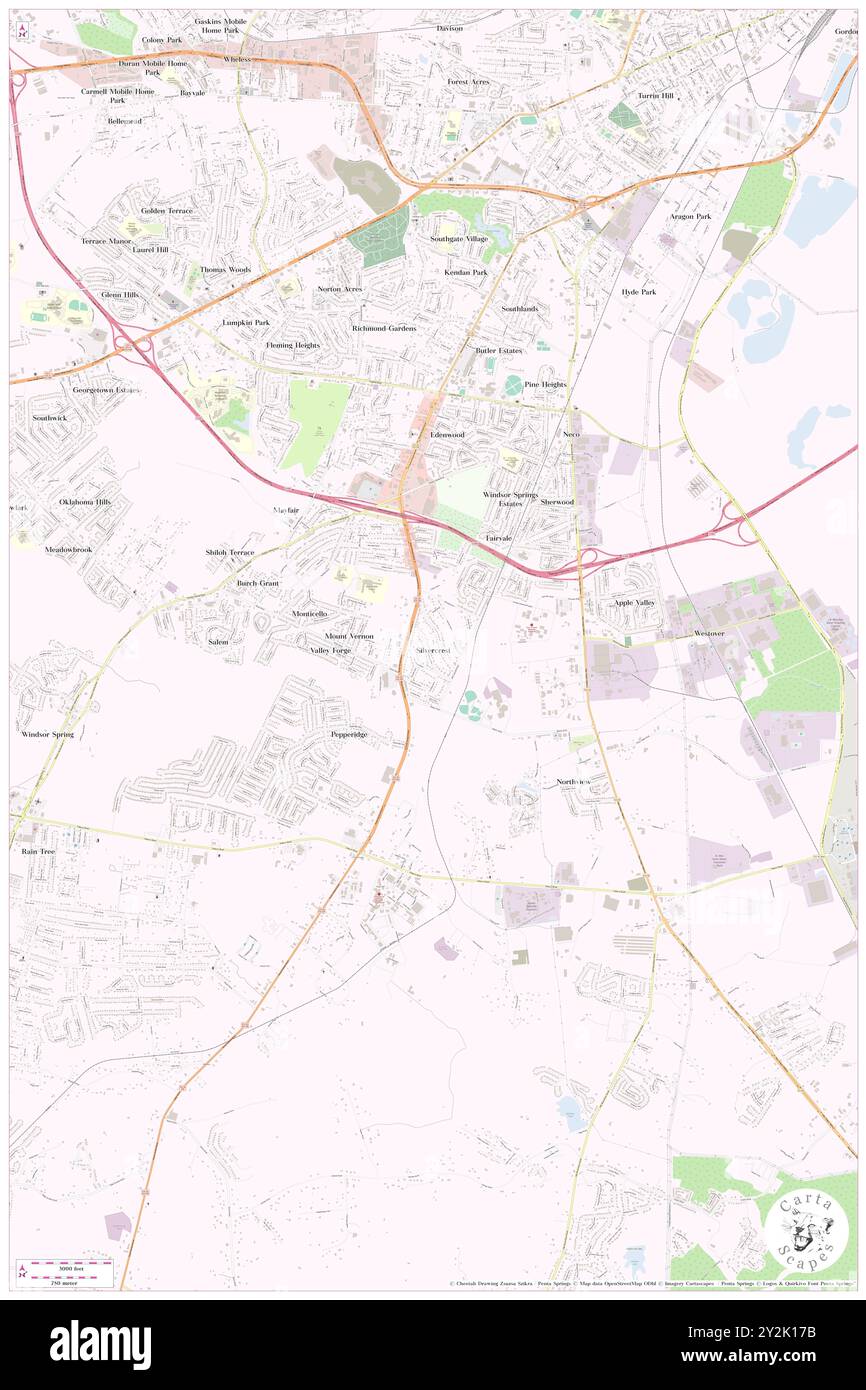 Silvercrest, Richmond County, US, United States, Georgia, N 33 23' 35 ...