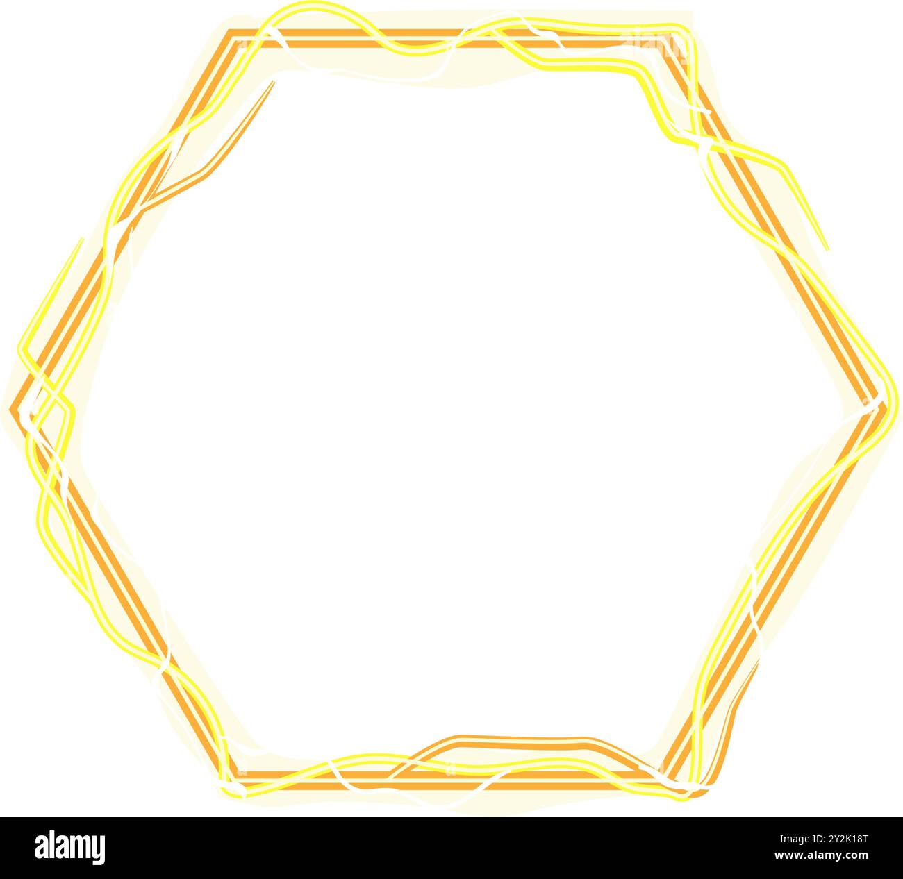 sound thunder frame cartoon vector illustration Stock Vector Image ...