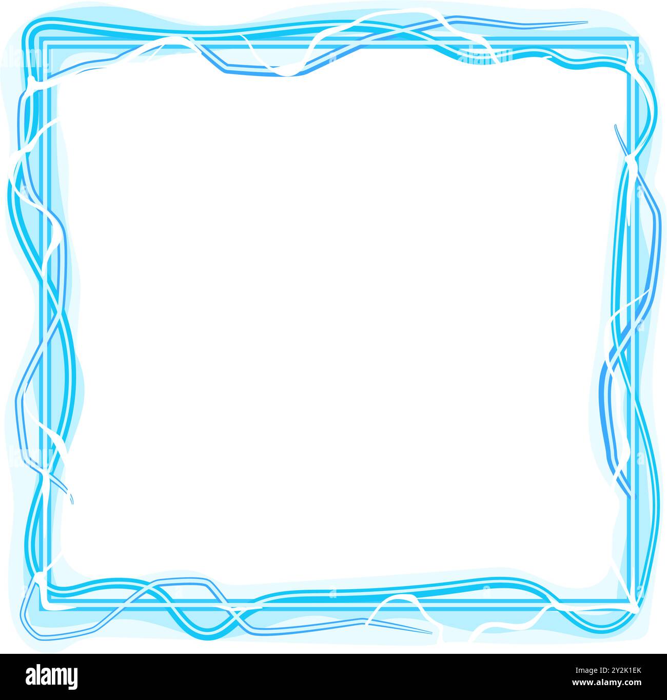 force thunder frame cartoon vector illustration Stock Vector Image ...