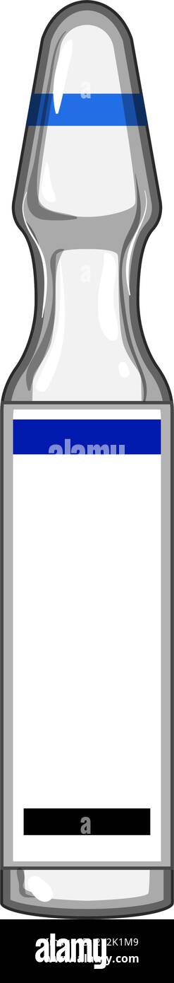 healthcare vaccine vial cartoon vector illustration Stock Vector Image ...