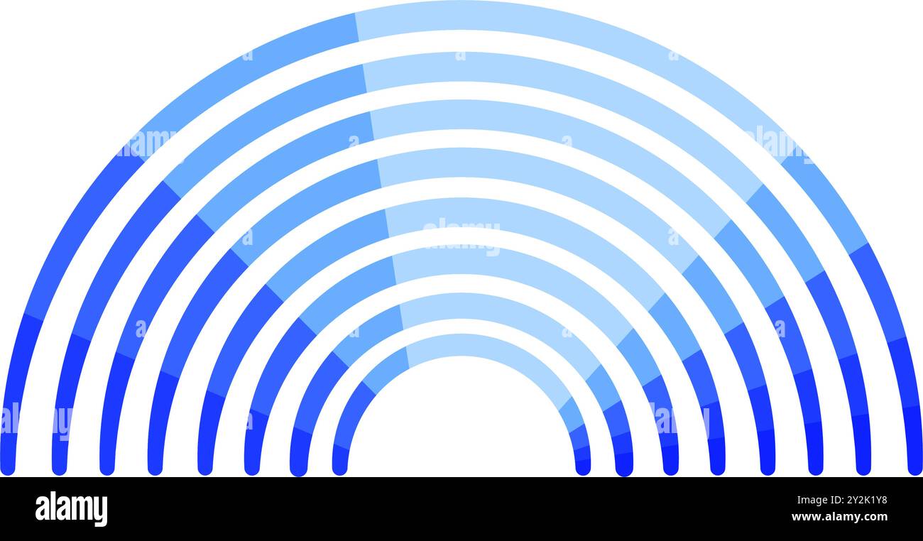 amplitude wireless signal wave cartoon vector illustration Stock Vector ...