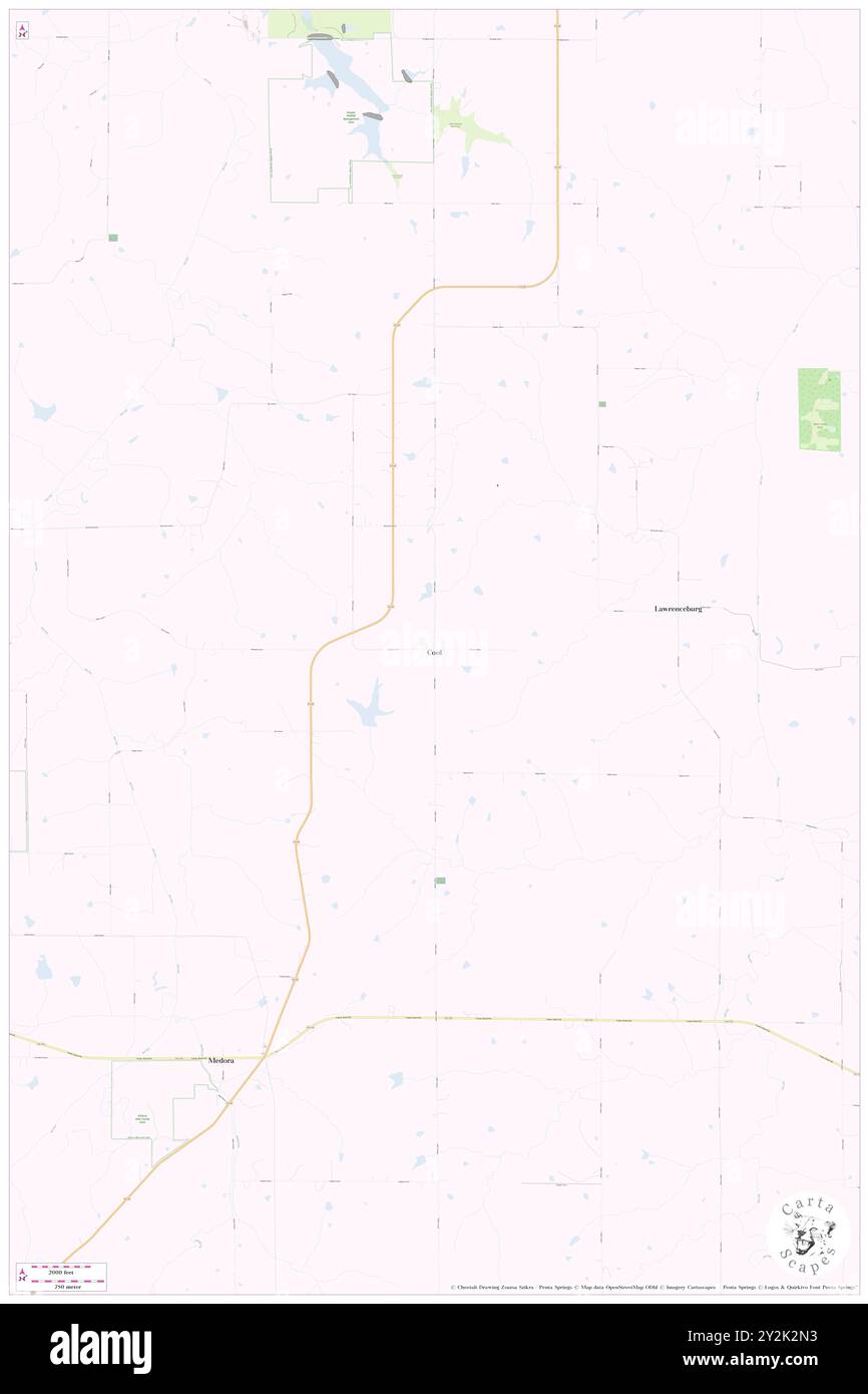 Warren iowa map hi-res stock photography and images - Alamy