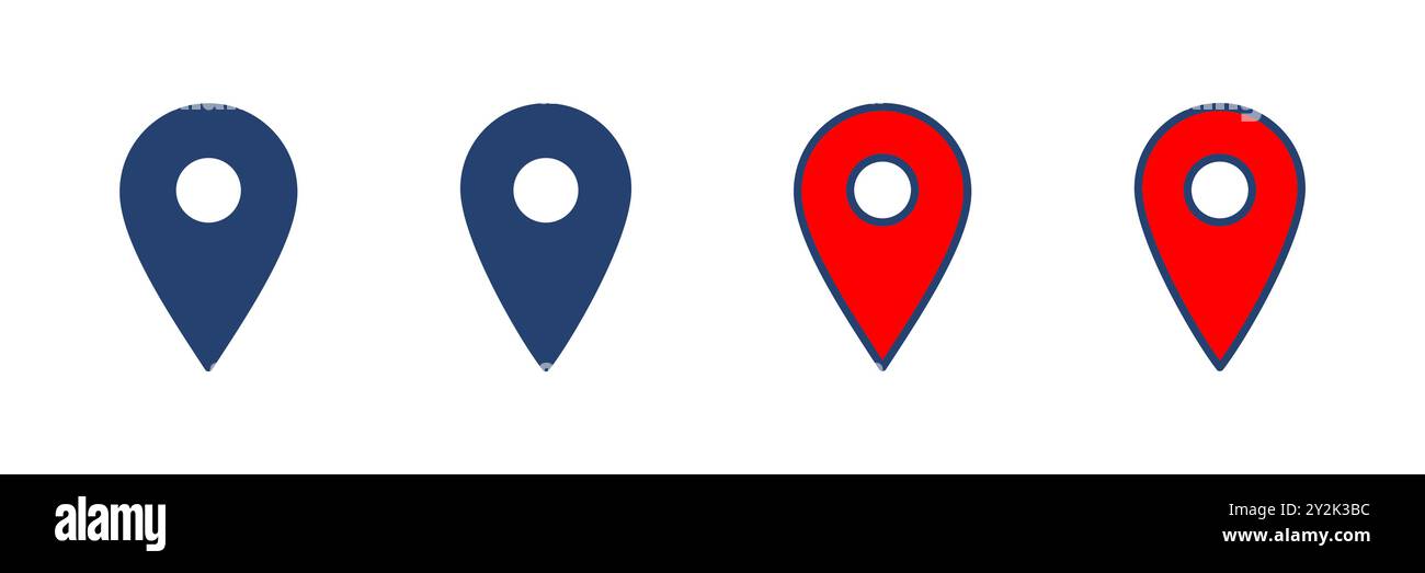 Pin icon vector. Location icon vector. destination icon. map pin Stock ...