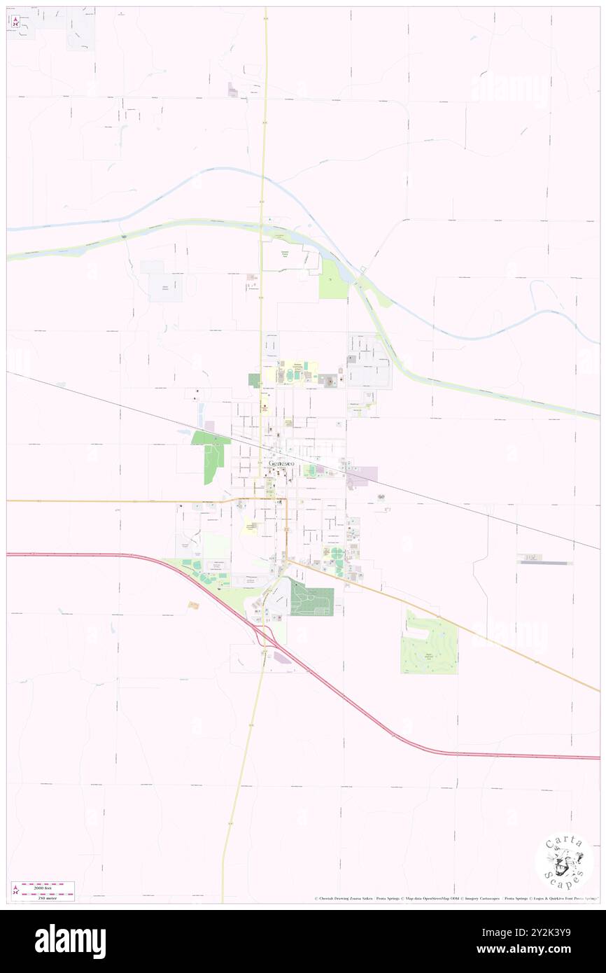 Geneseo map Cut Out Stock Images & Pictures - Alamy