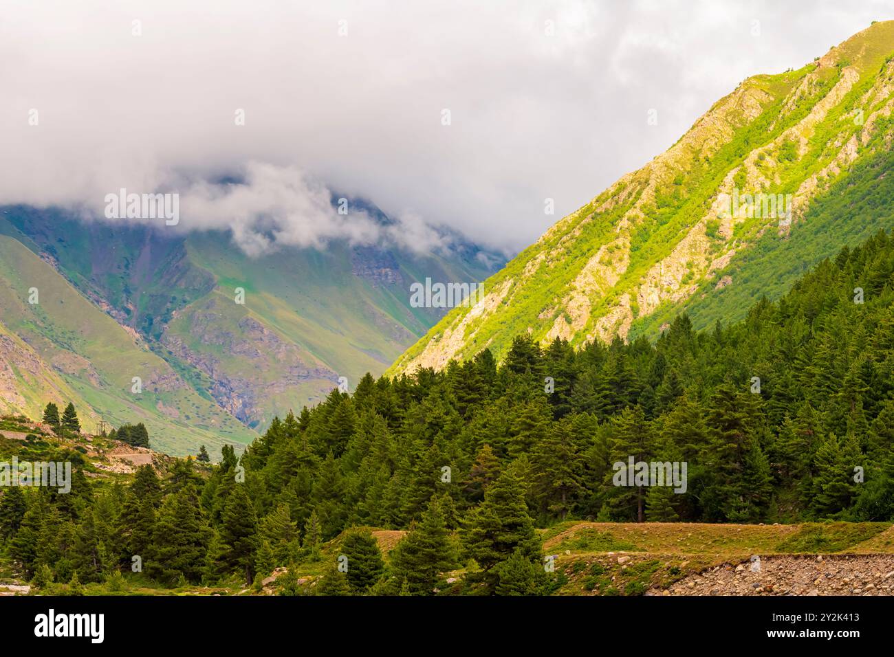 The landscape of Chitkul, Himachal Pradesh, India Stock Photo - Alamy