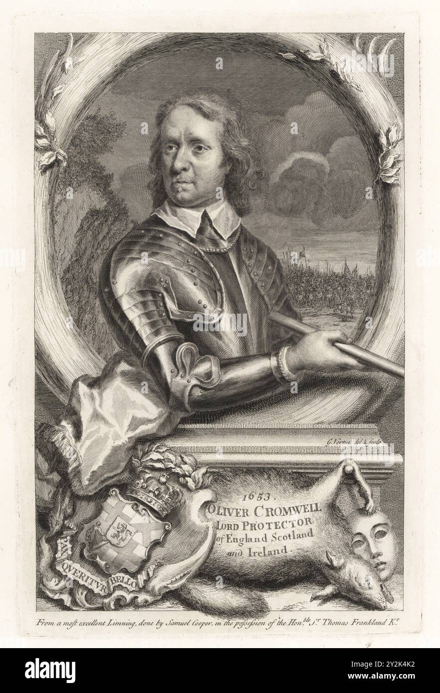 Oliver Cromwell, Lord Protector of England, Scotland and Ireland, 1599 ...