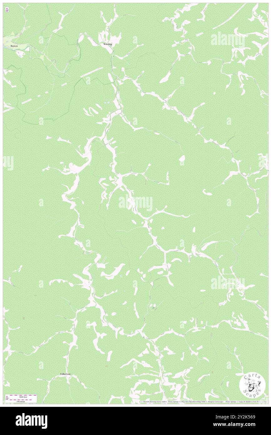 Johnson (historical), Cabell County, US, United States, West Virginia ...