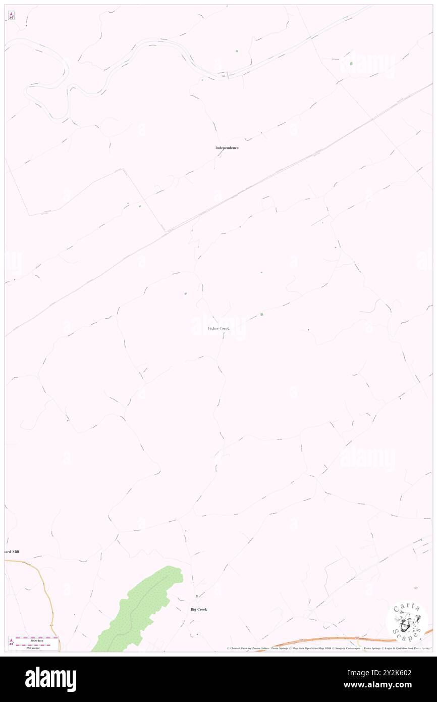 Fisher Creek, Hawkins County, US, United States, Tennessee, N 36 31' 30 ...