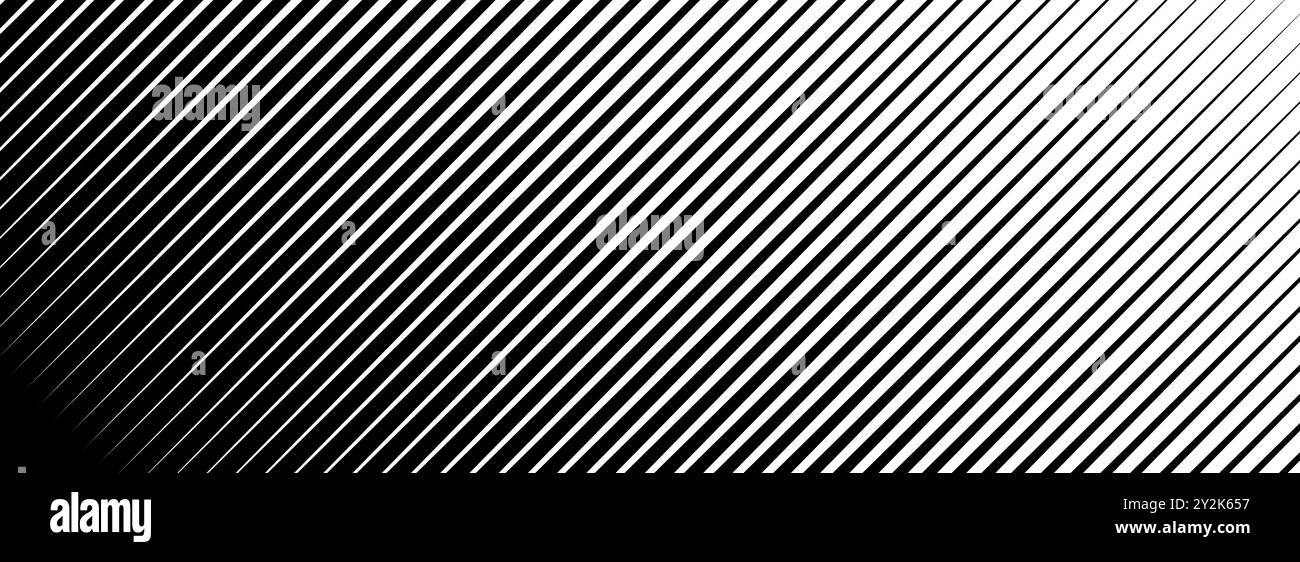 Diagonal line halftone gradation texture. Fade oblique stripe gradient ...