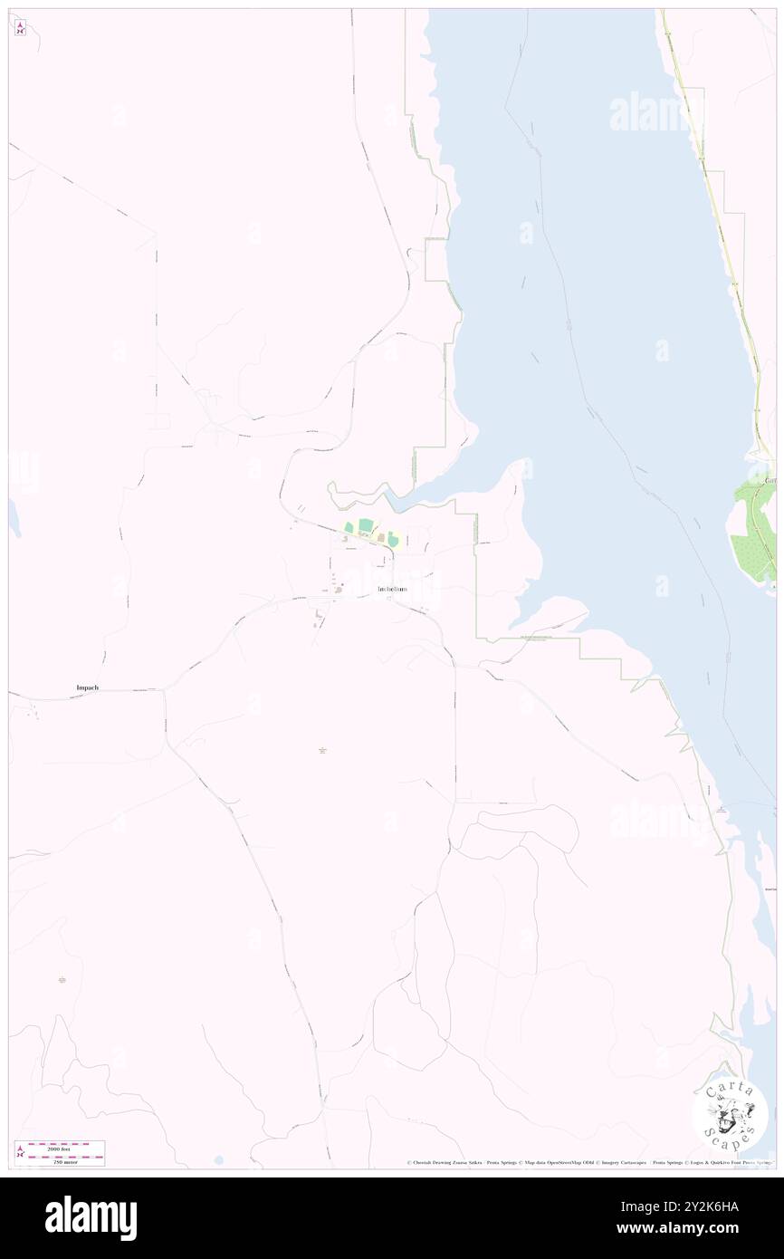 Map of inchelium Cut Out Stock Images & Pictures - Alamy