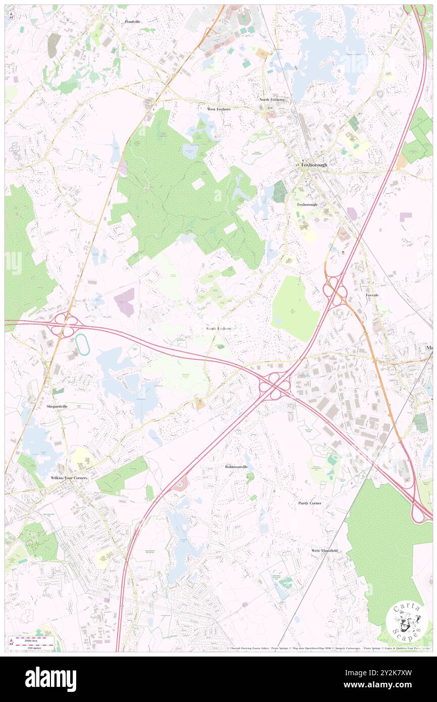 Foxboro map Cut Out Stock Images & Pictures - Alamy