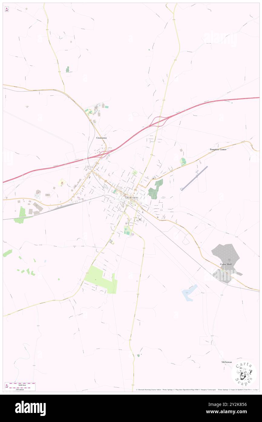 Map of princeton kentucky Cut Out Stock Images & Pictures - Alamy