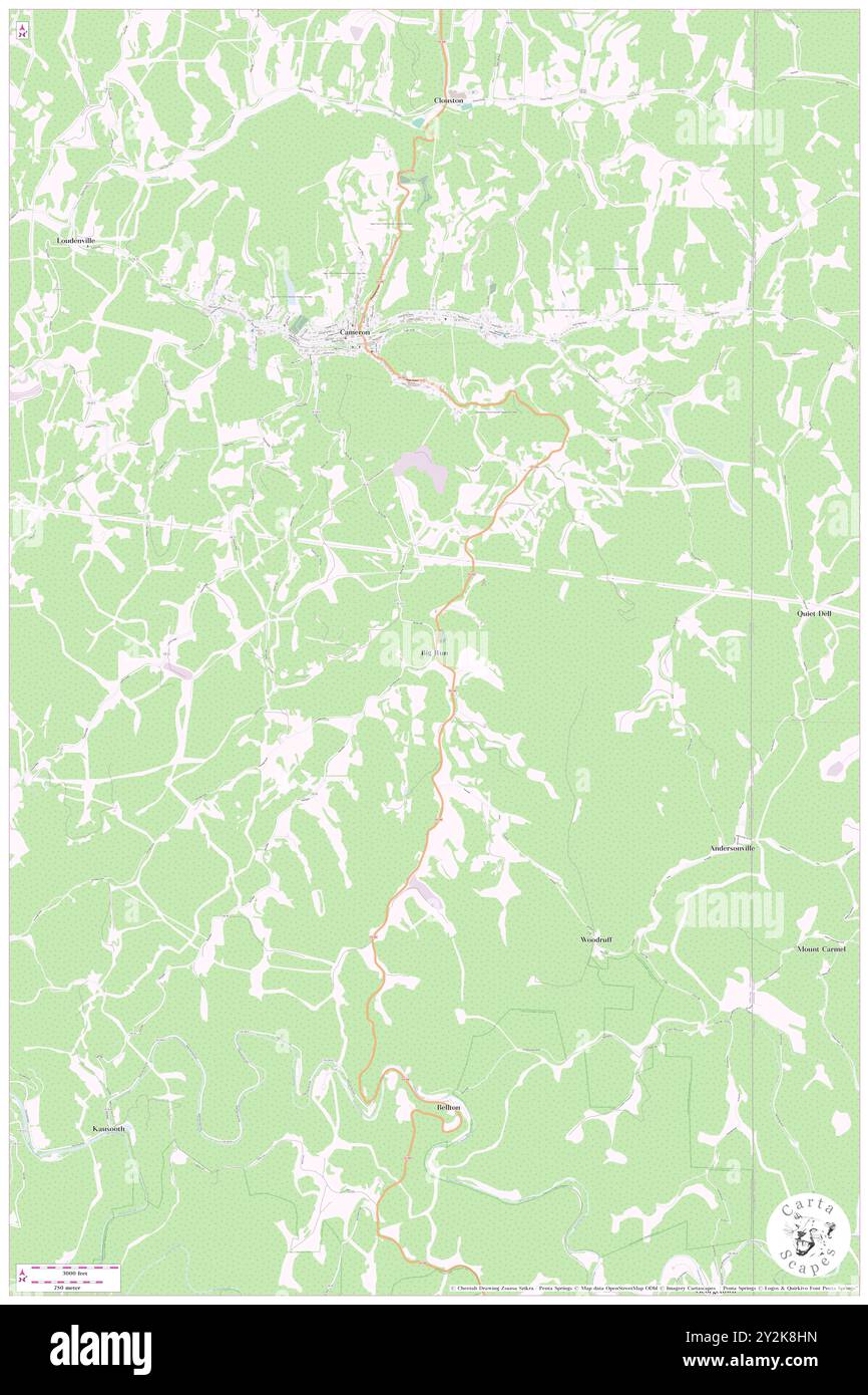 Marshall virginia map hi-res stock photography and images - Alamy