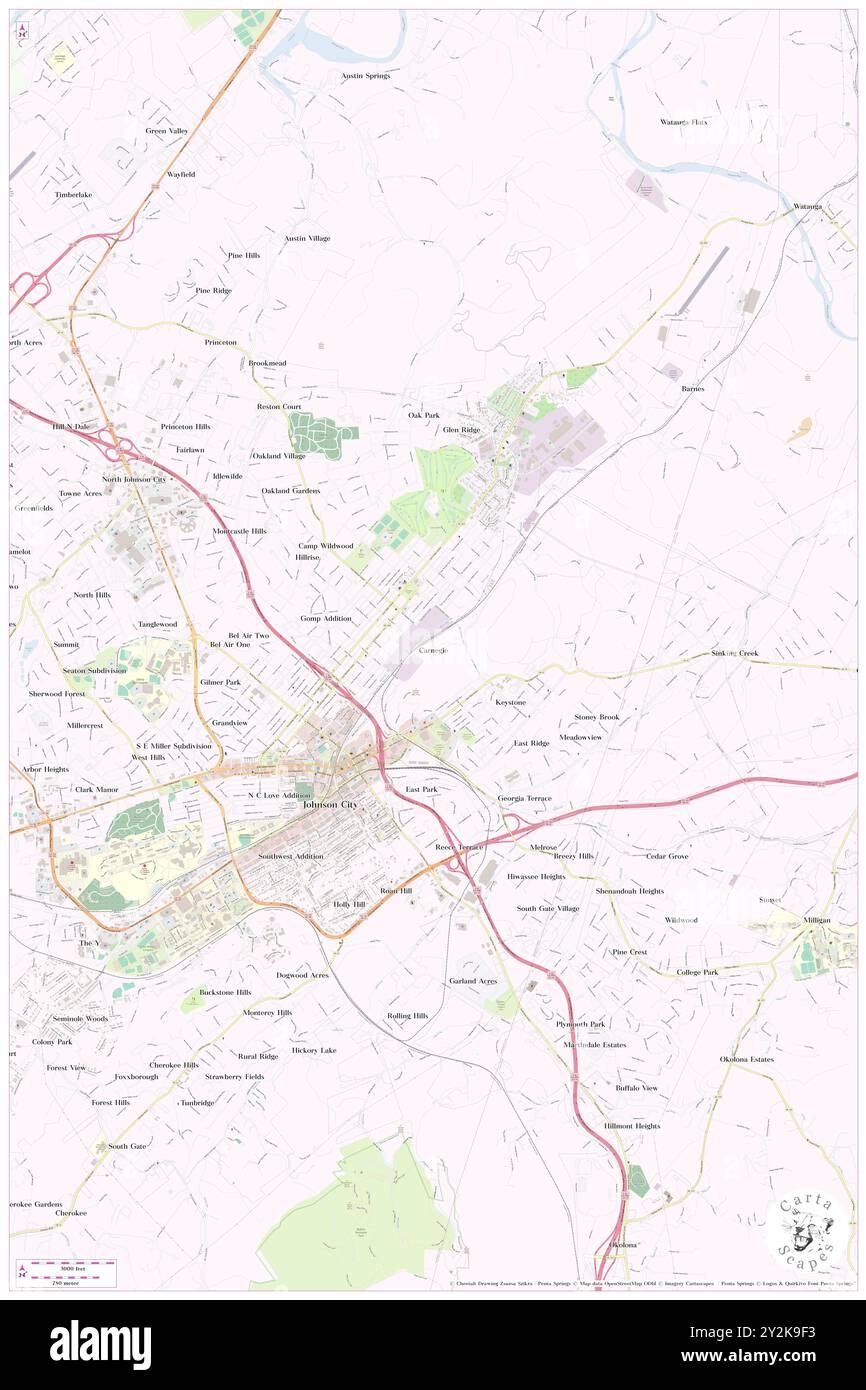 Carnegie, Washington County, US, United States, Tennessee, N 36 19' 41 ...