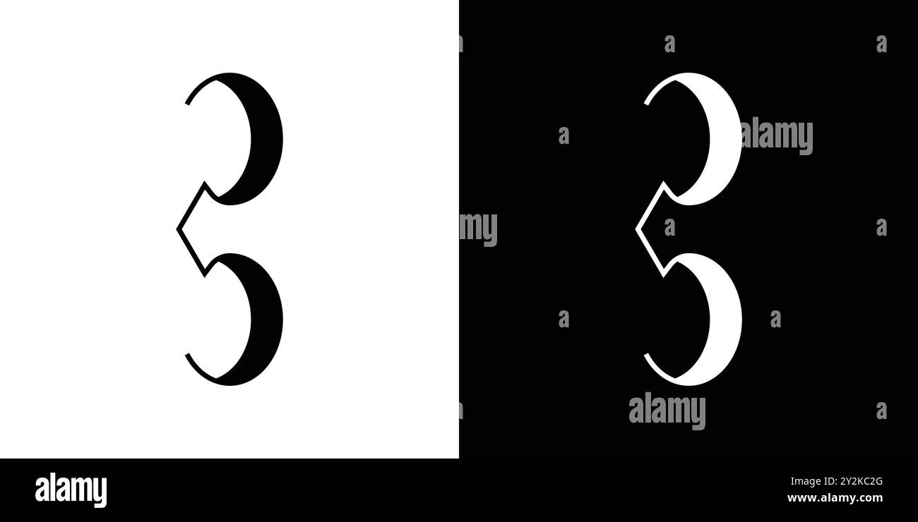 alto clef icon linear logo mark set collection in black and white for ...