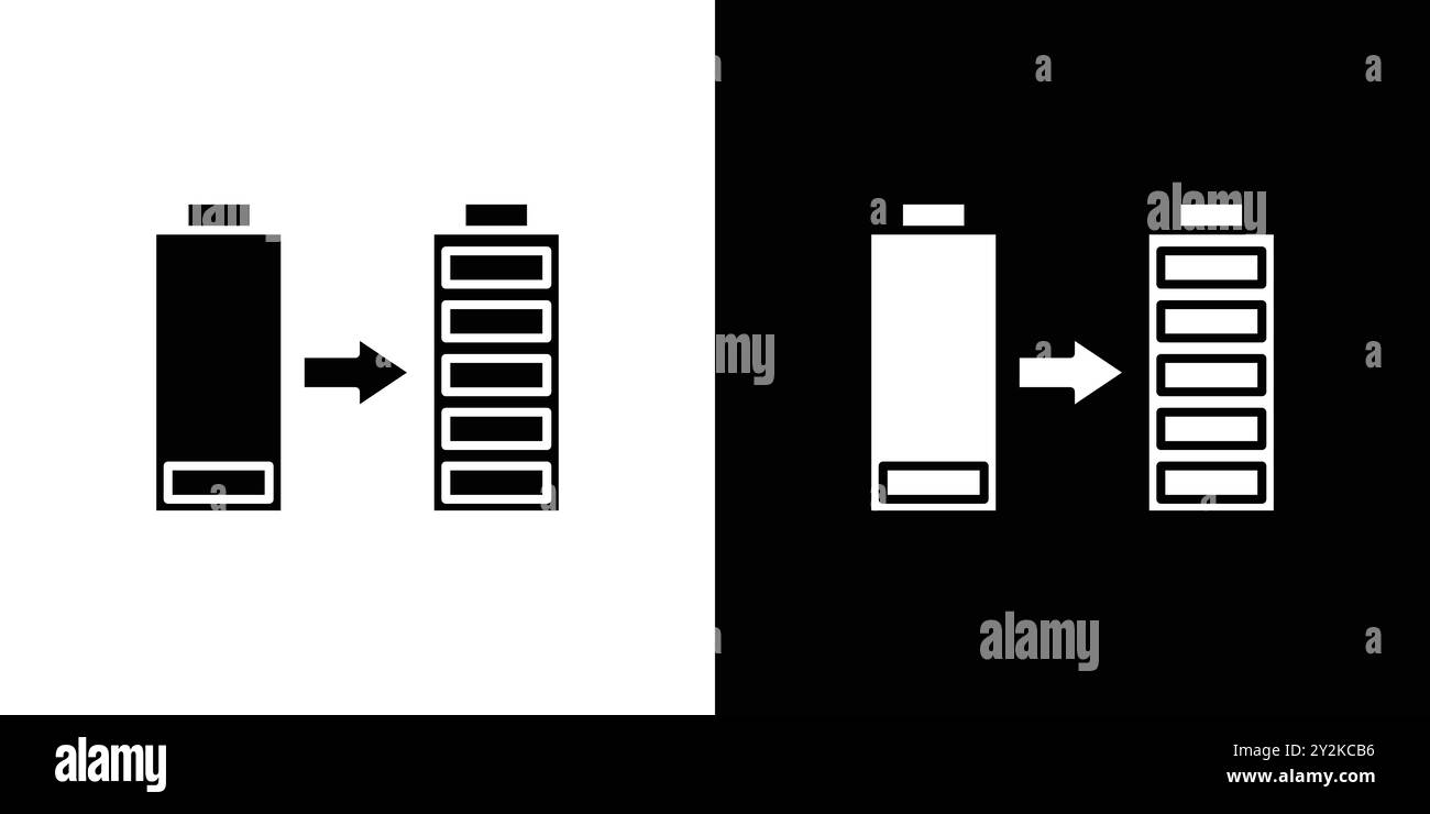 Charged battery eco icon Stock Vector Images - Alamy