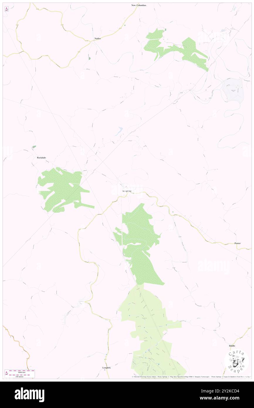 Josephine county map Cut Out Stock Images & Pictures - Alamy