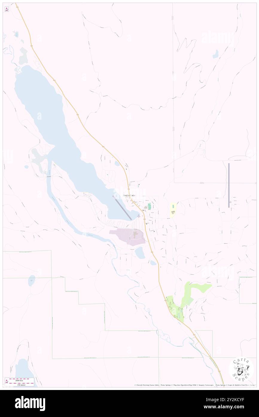Map of seeley lake montana Cut Out Stock Images & Pictures - Alamy