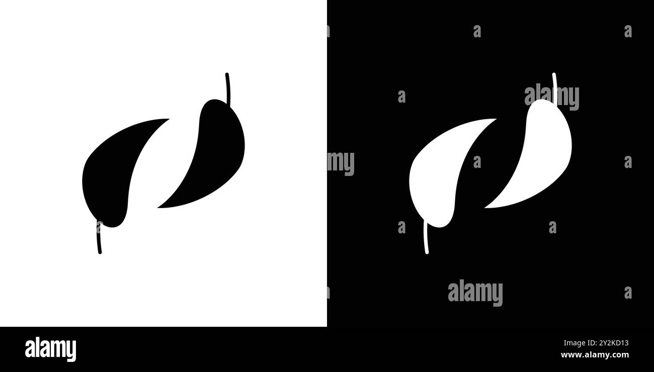 falcate icon linear logo mark set collection in black and white for web ...