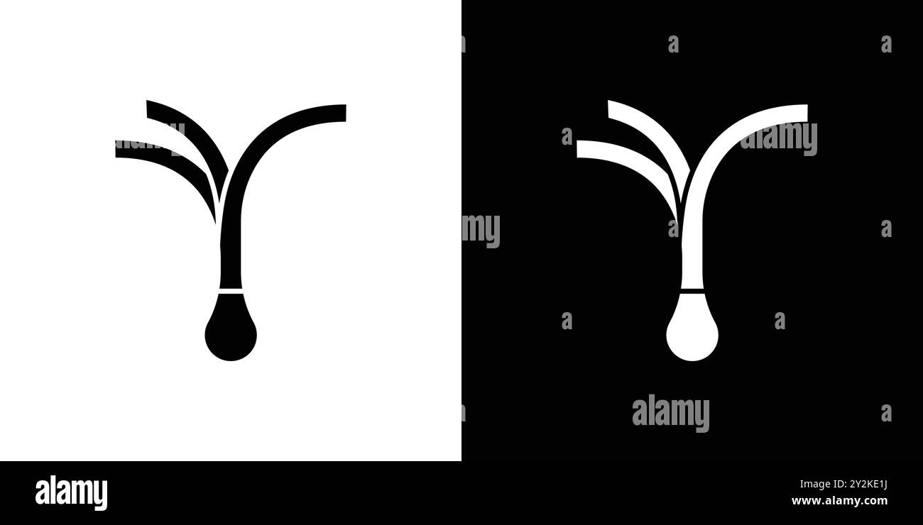 leek icon linear logo mark set collection in black and white for web ...