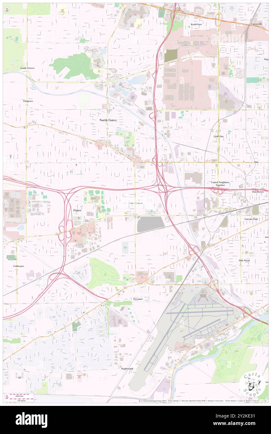 Gates Center, Monroe County, US, United States, New York, N 43 9' 12 ...