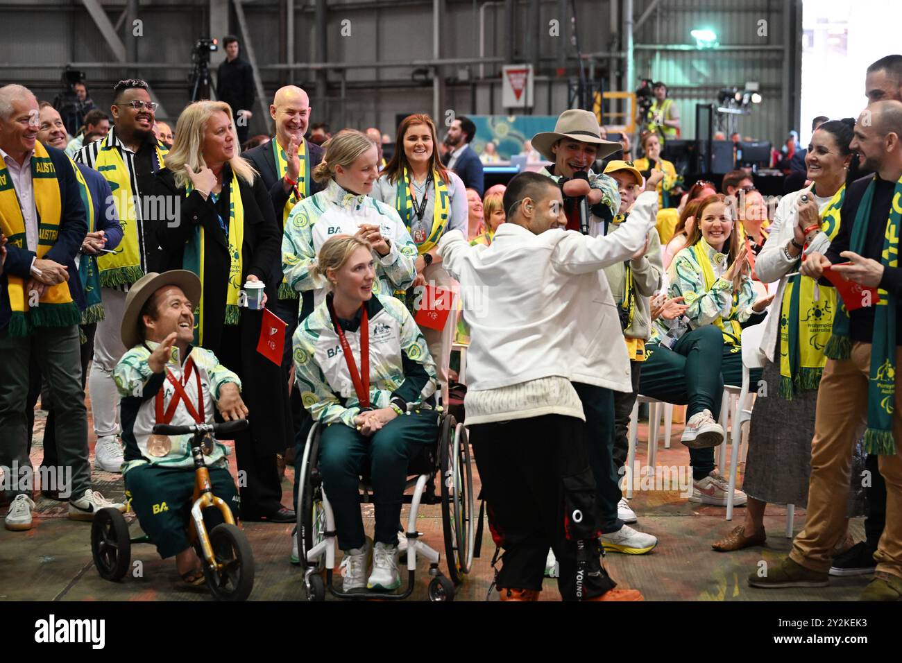 Sydney, Australia. 11th Sep, 2024. Memberts of Australia's Paralympic ...