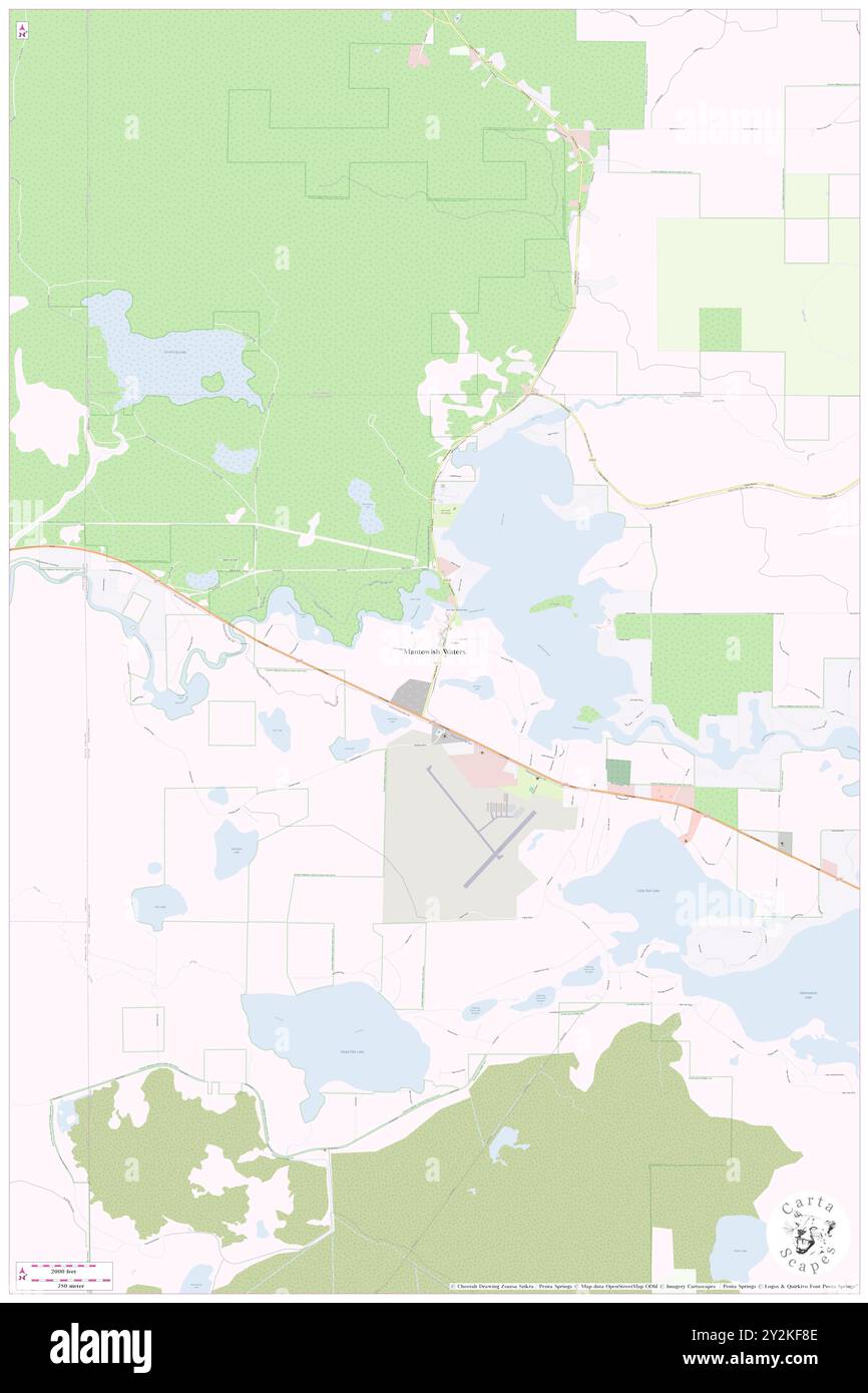 Map of manitowish Cut Out Stock Images & Pictures - Alamy