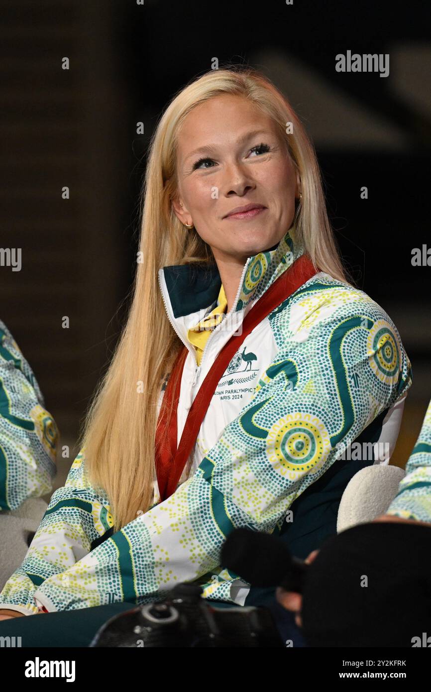 Sydney, Australia. 11th Sep, 2024. Australian Paralympic Gold Medalist ...