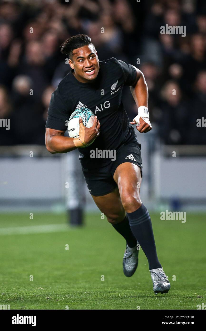 Julian Savea of New Zealand during the Bledisloe Cup Rugby match ...