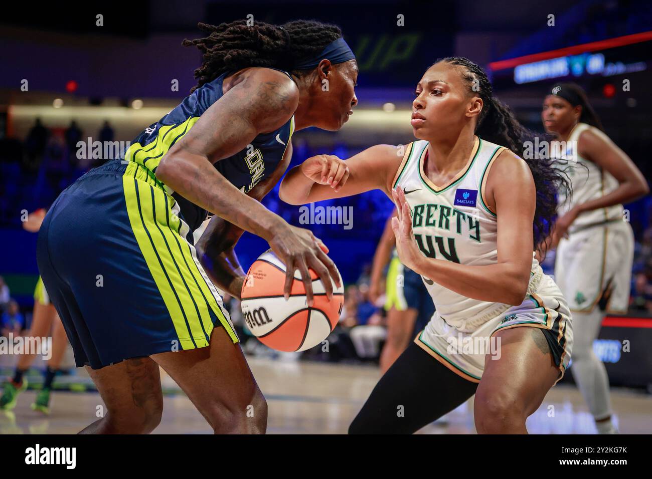 September 10, 2024, Arlington, Texas, USA: Dallas Wings forward NATASHA ...