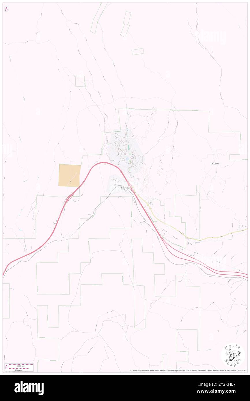 Map of glorieta new mexico Cut Out Stock Images & Pictures - Alamy