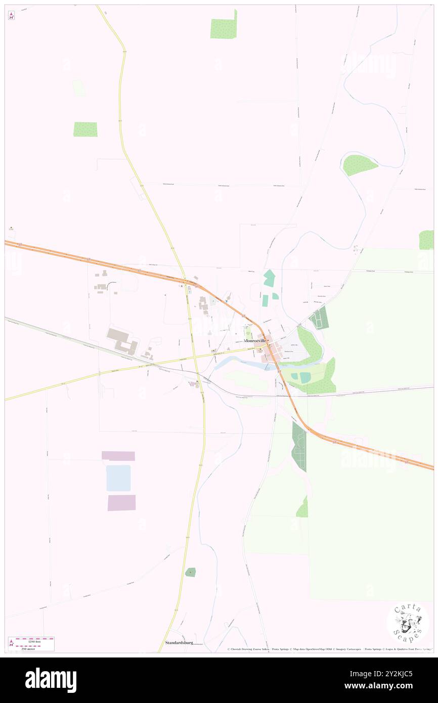 Monroeville, Huron County, US, United States, Ohio, N 41 14' 39'', S 82 ...