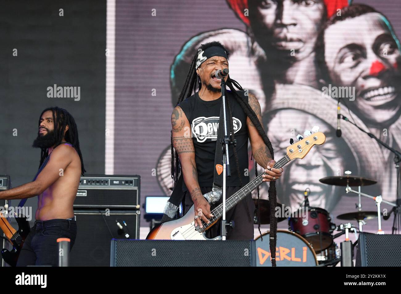 Rio de Janeiro, Brazil, September 2, 2022. Vocalist and bassist ...