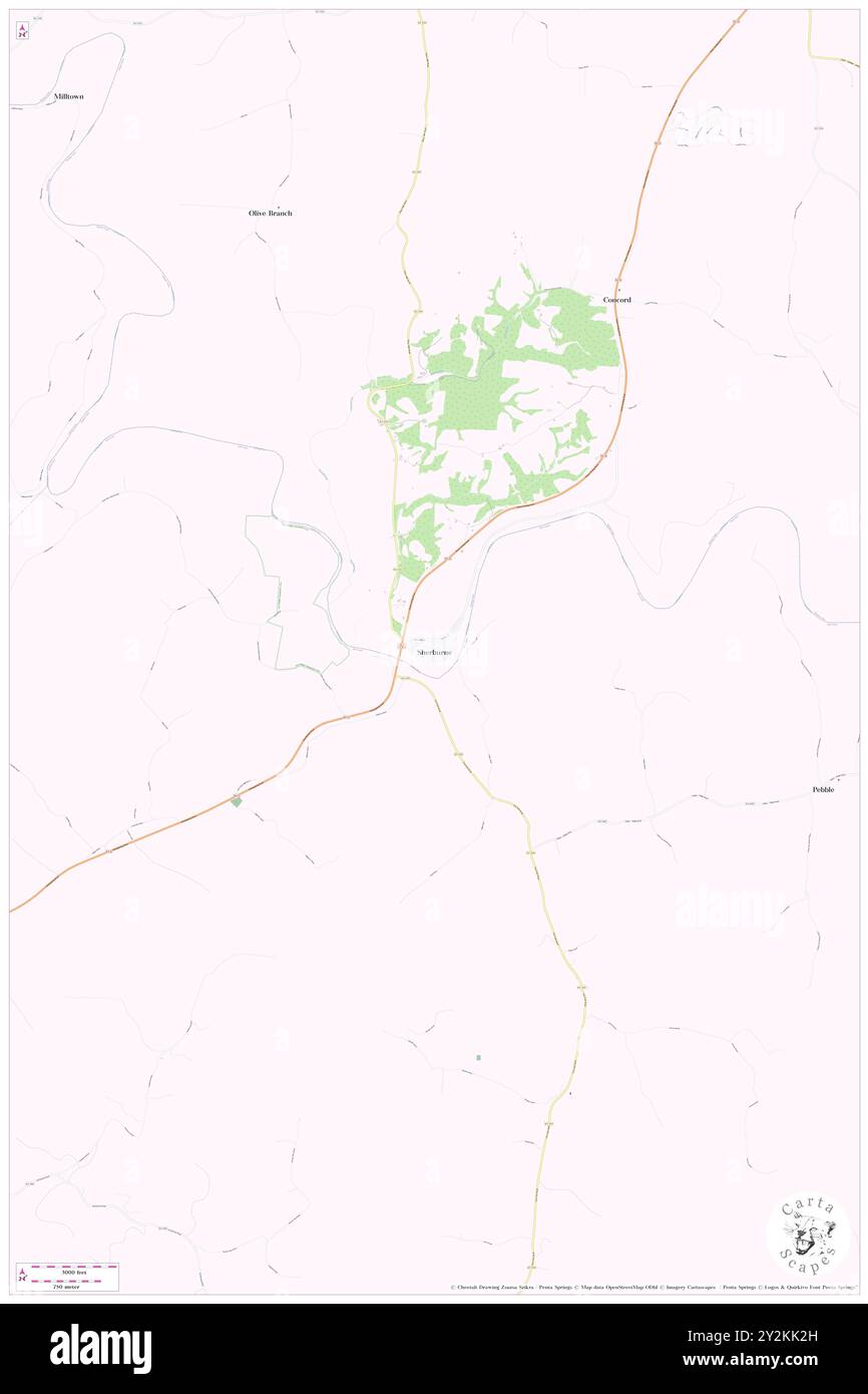 Sherburne county map Cut Out Stock Images & Pictures - Alamy