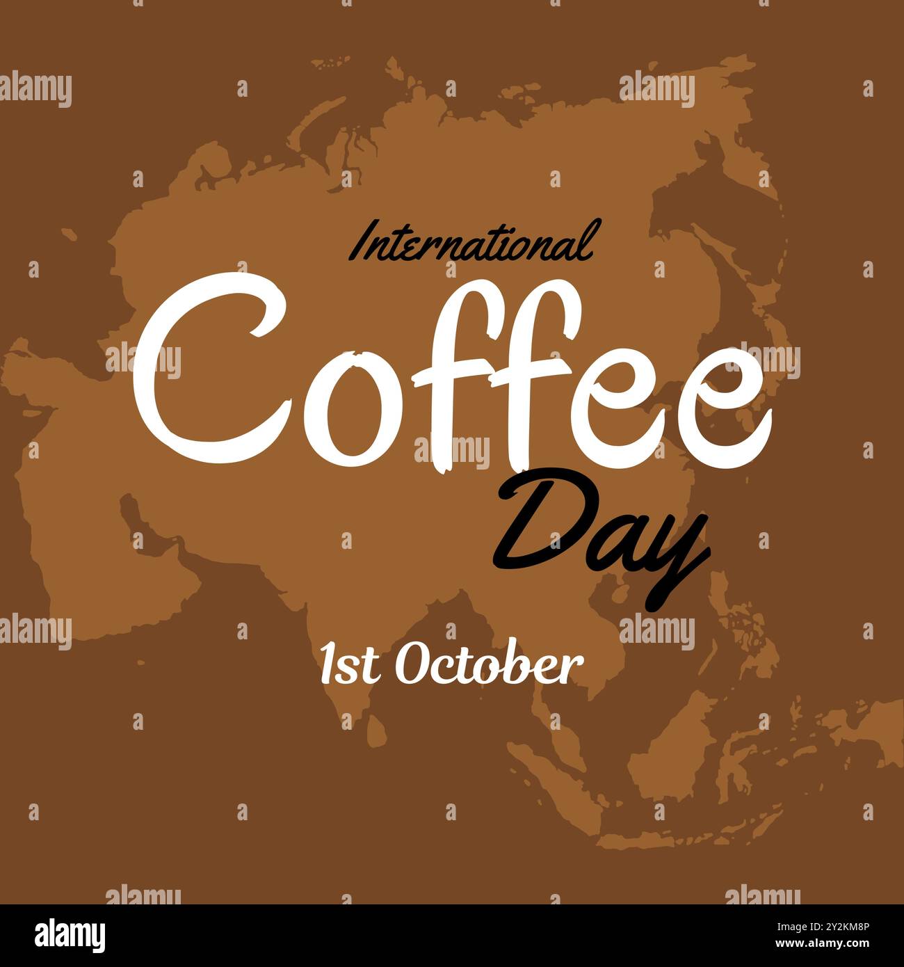 International coffee day on world map, international coffee day ...