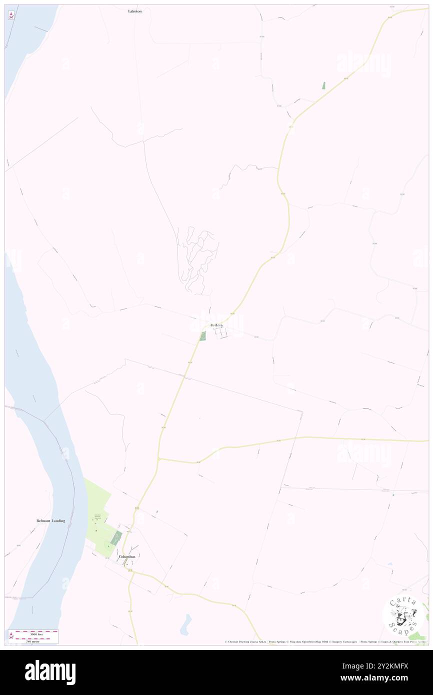 Map of carlisle kentucky Cut Out Stock Images & Pictures - Alamy