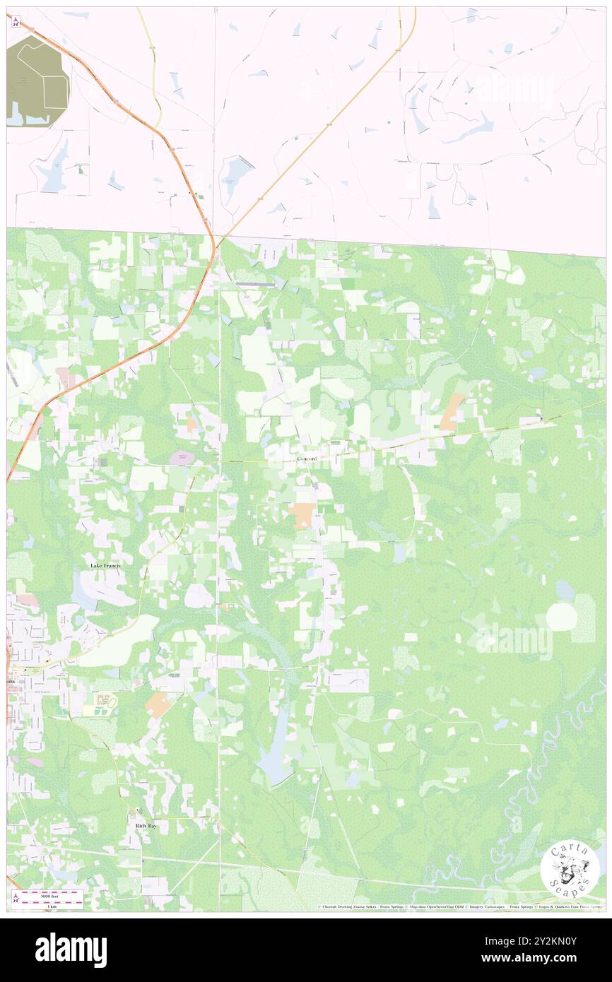 Gadsden florida map Cut Out Stock Images & Pictures - Alamy
