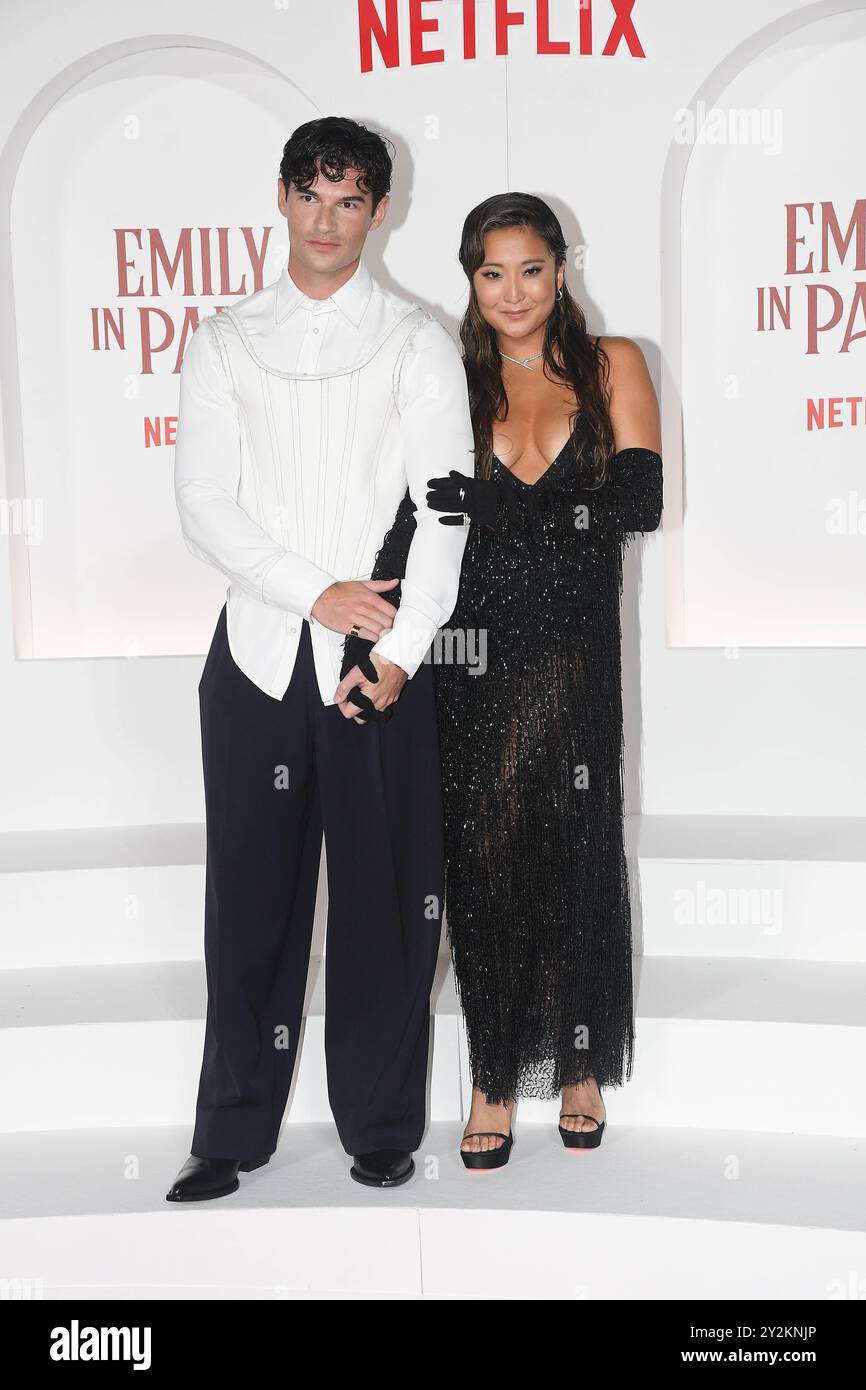 Rome, The Space Cinema Moderno Premiere "Emily in Paris", In the photo ...