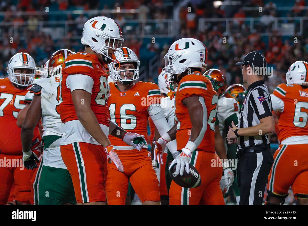 Miami Hurricanes v Florida A&M 9-7-2024, Hard Rock Stadium, Miami ...